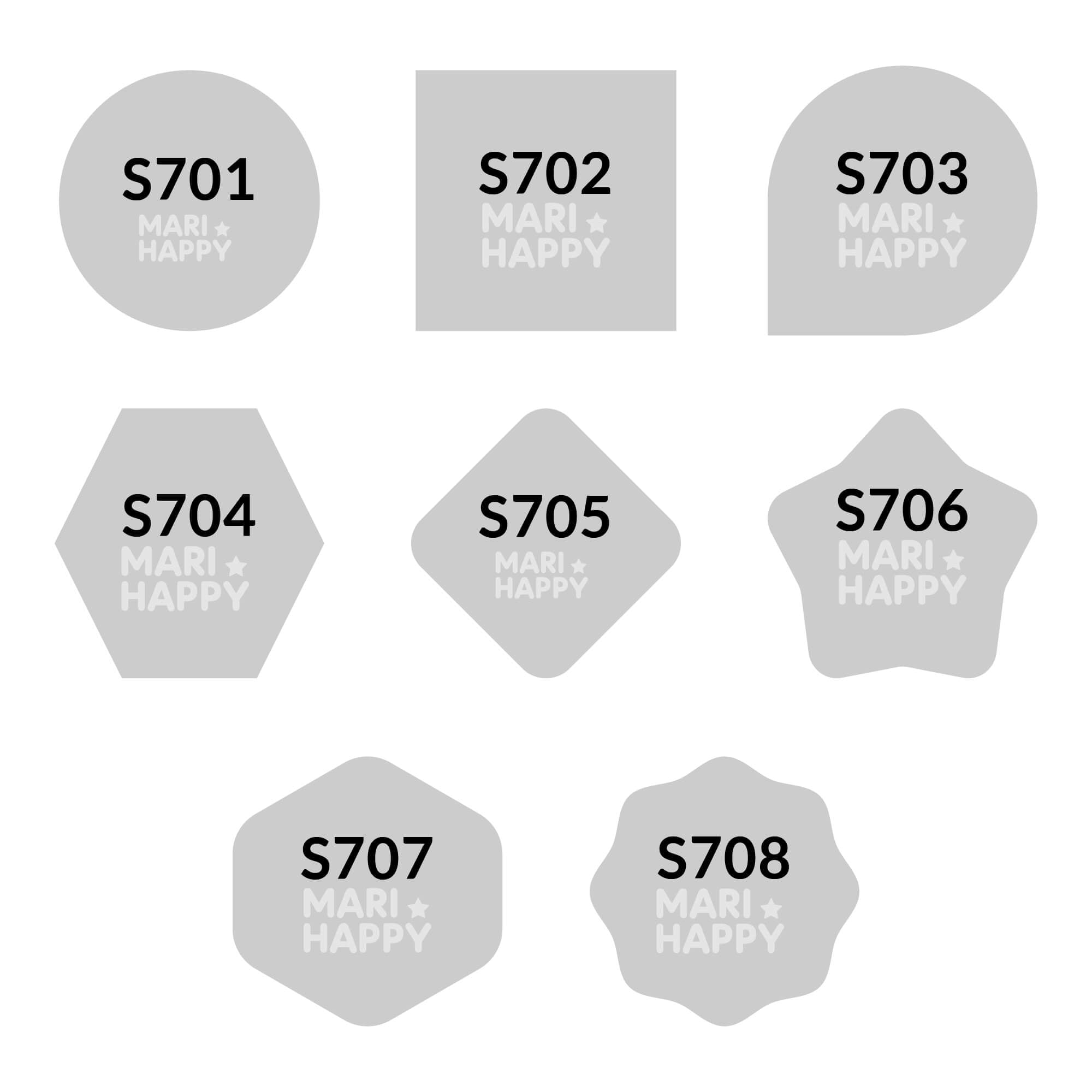 Stickers 7x7cm – marihappy